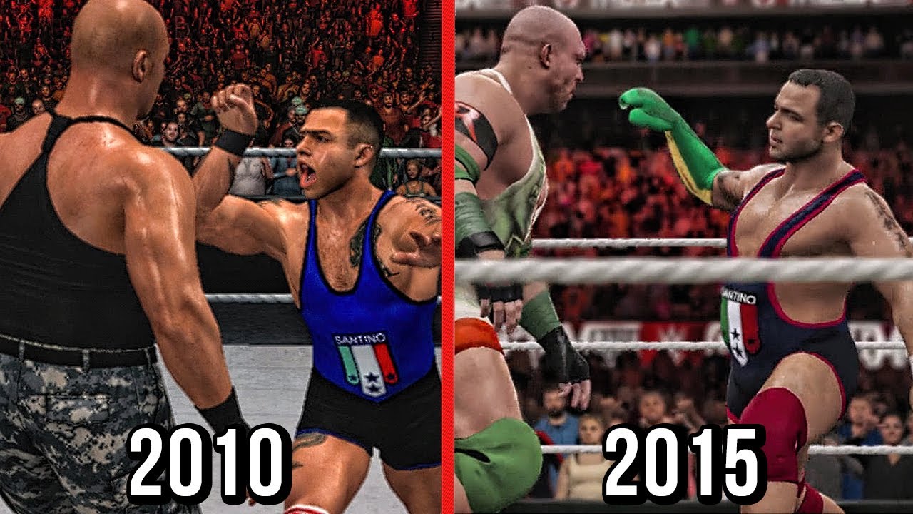 The Evolution Of Santino Marella Cobra Strike! ( Smackdown vs Raw 2011 ...
