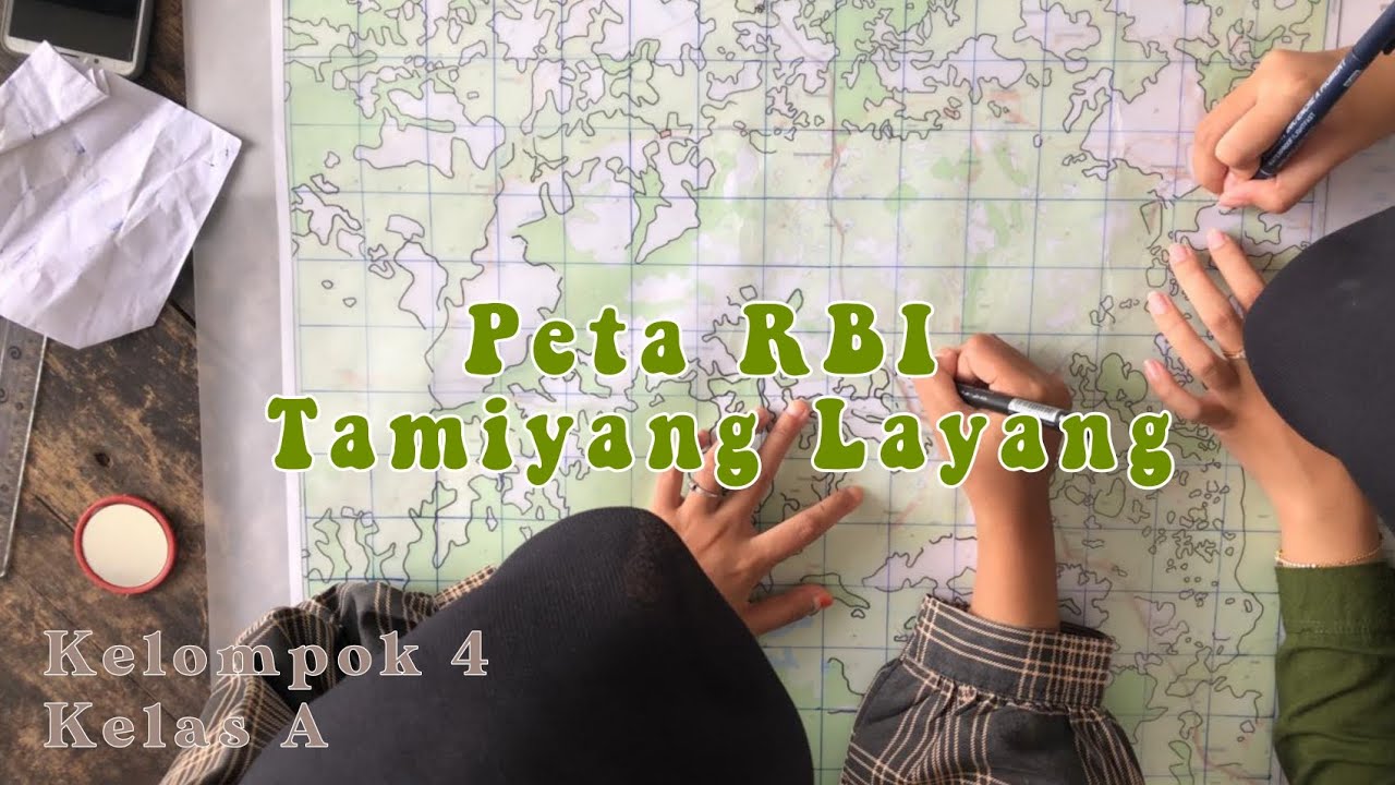 Penyalinan Peta RBI Lembar 1713-63 Kelompok 4 Kelas A, Geografi ULM ...