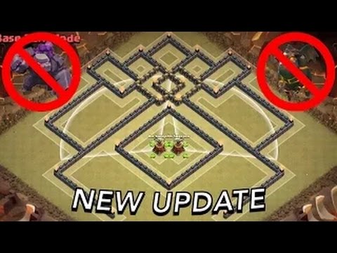 NEW TH9 War Base With 2 AIR SWEEPERS | ANTI LAVALOON | ANTI GOWIPE | Clash of Clans - YouTube
