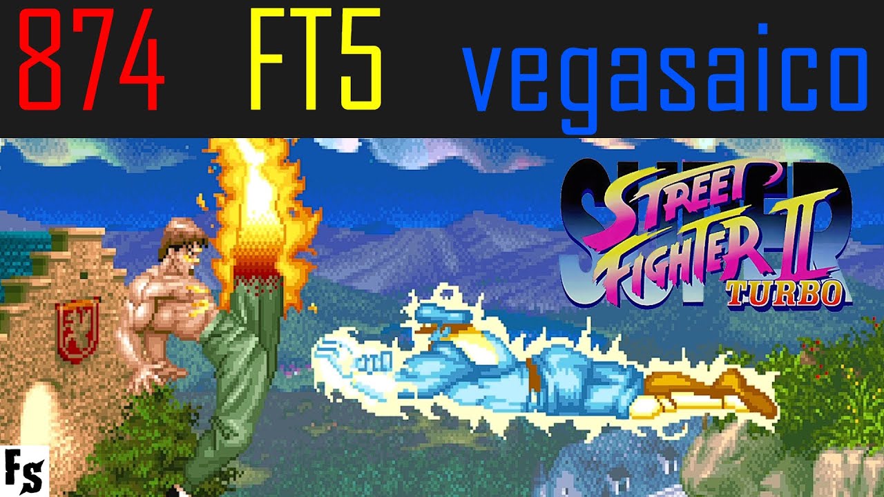 Super Street Fighter 2 Turbo - 874 [Fei Long] vs vegasaico [Dictator ...