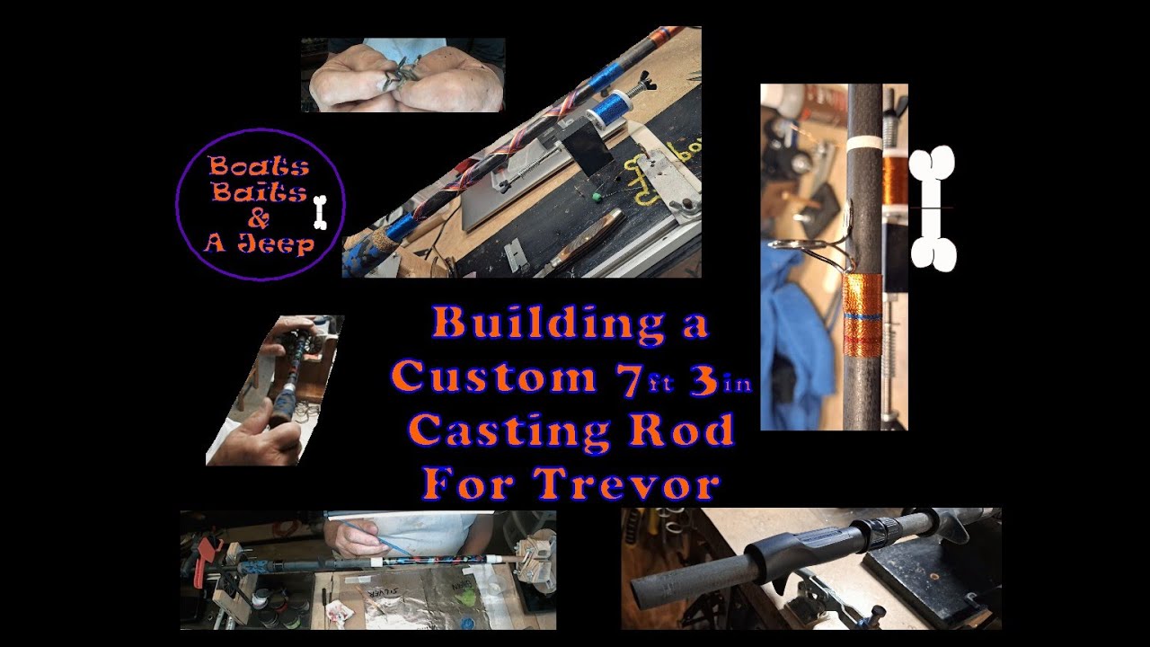 E101a Building a Custom 7ft 3in Casting Rod for Trevor - YouTube