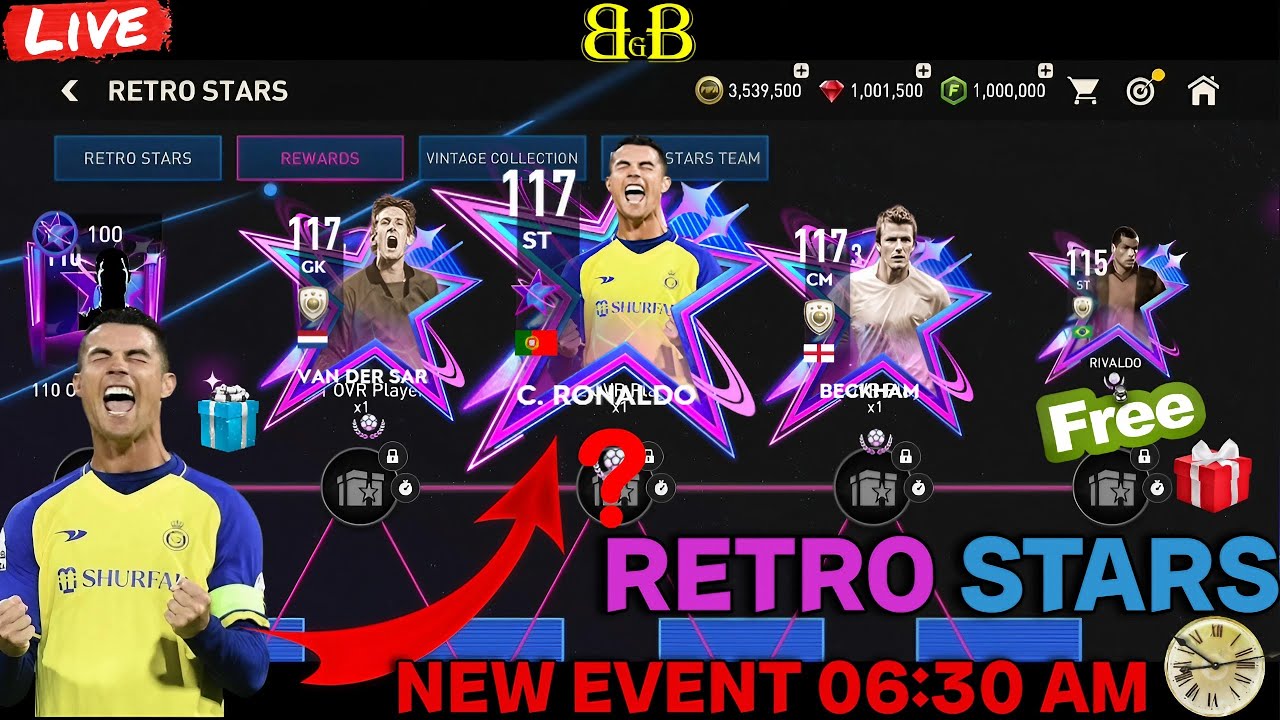 RETRO STAR NEW EVENT !! FIFA MOBILE !! FIFA MOBILE LIVE STREAM !! BBG ...