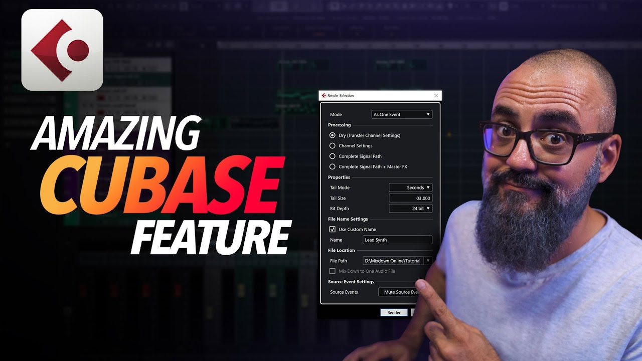 The BEST WAY to Bounce MIDI and AUDIO Back in CUBASE - YouTube
