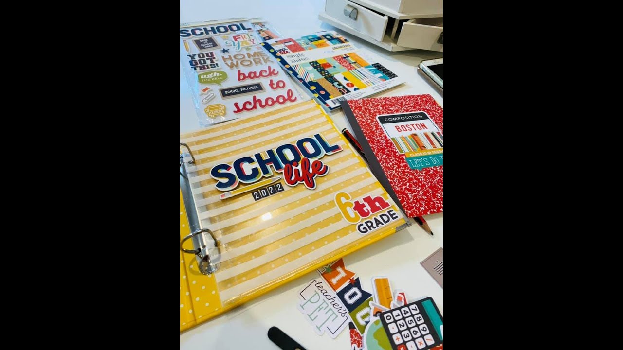 Simple Stories School Life mini album - YouTube