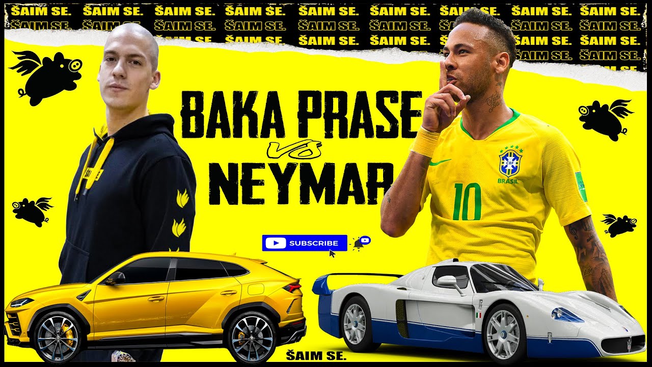 BAKA PRASE vs NEYMAR (Lambo Urus vs Maserati MC12) - YouTube