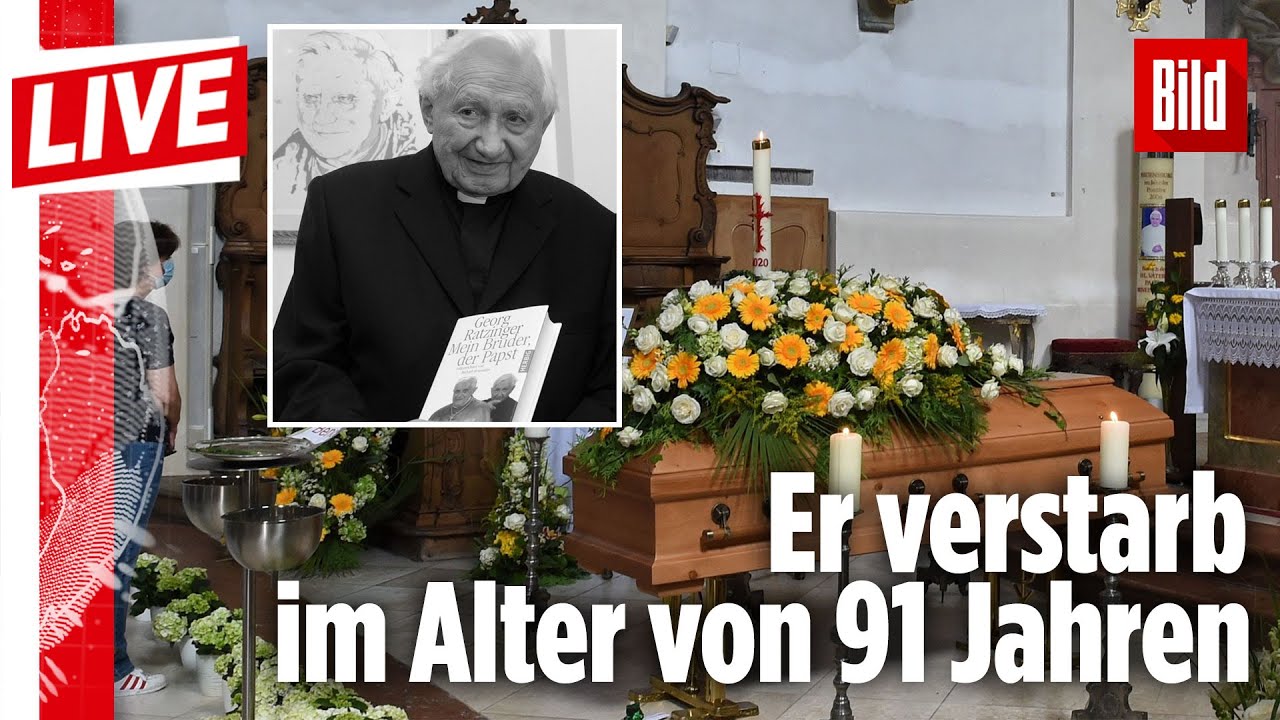 🔴 Emotionaler Abschied von Georg Ratzinger in Regensburg - YouTube