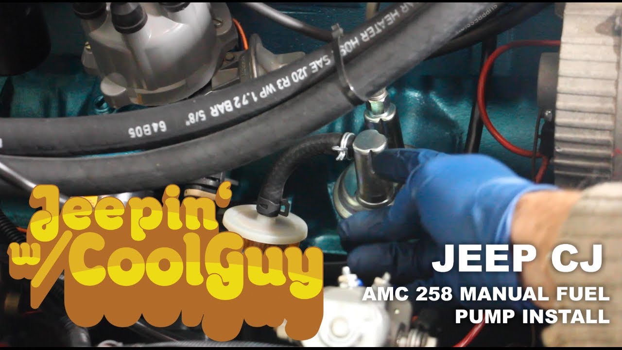 Jeep CJ 258 Manual Fuel Pump Issues Install YouTube