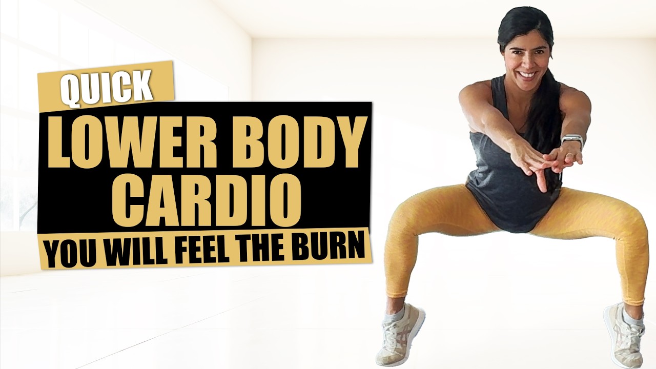 Intense Lower Body Cardio Workout | Bodyweight Exercises to Tone and ...