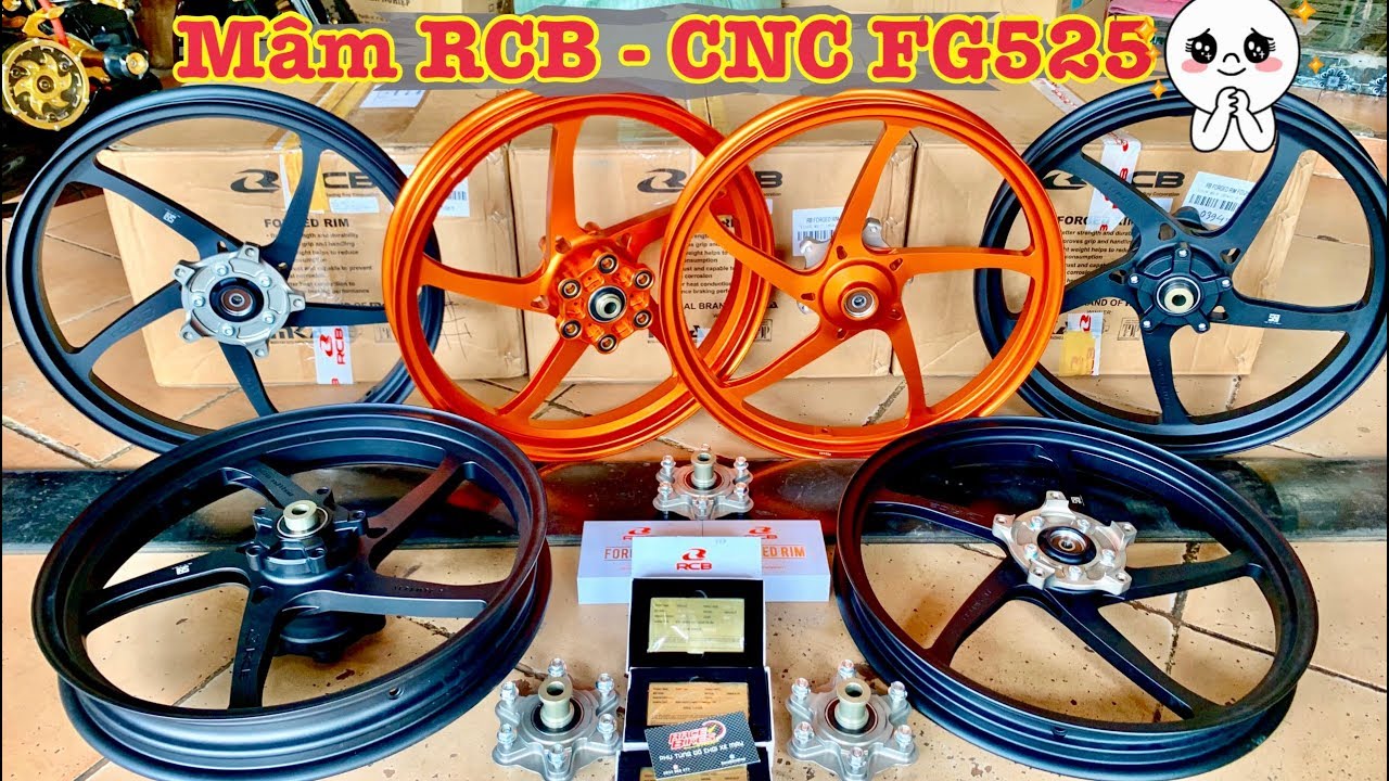 Review giới thiệu | Mâm CNC RCB FG525 cho giới chơi xe cấp cao ...