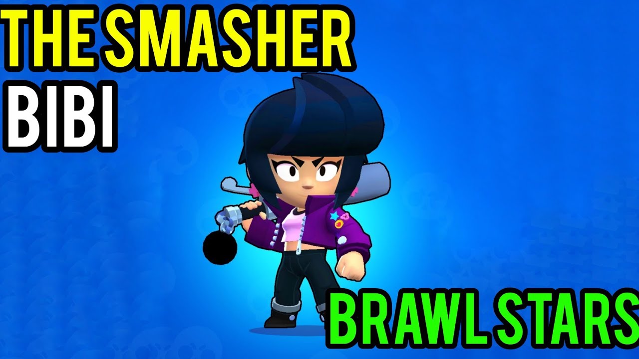 The Smasher Bibi! Brawl Stars OP Gameplay! - YouTube