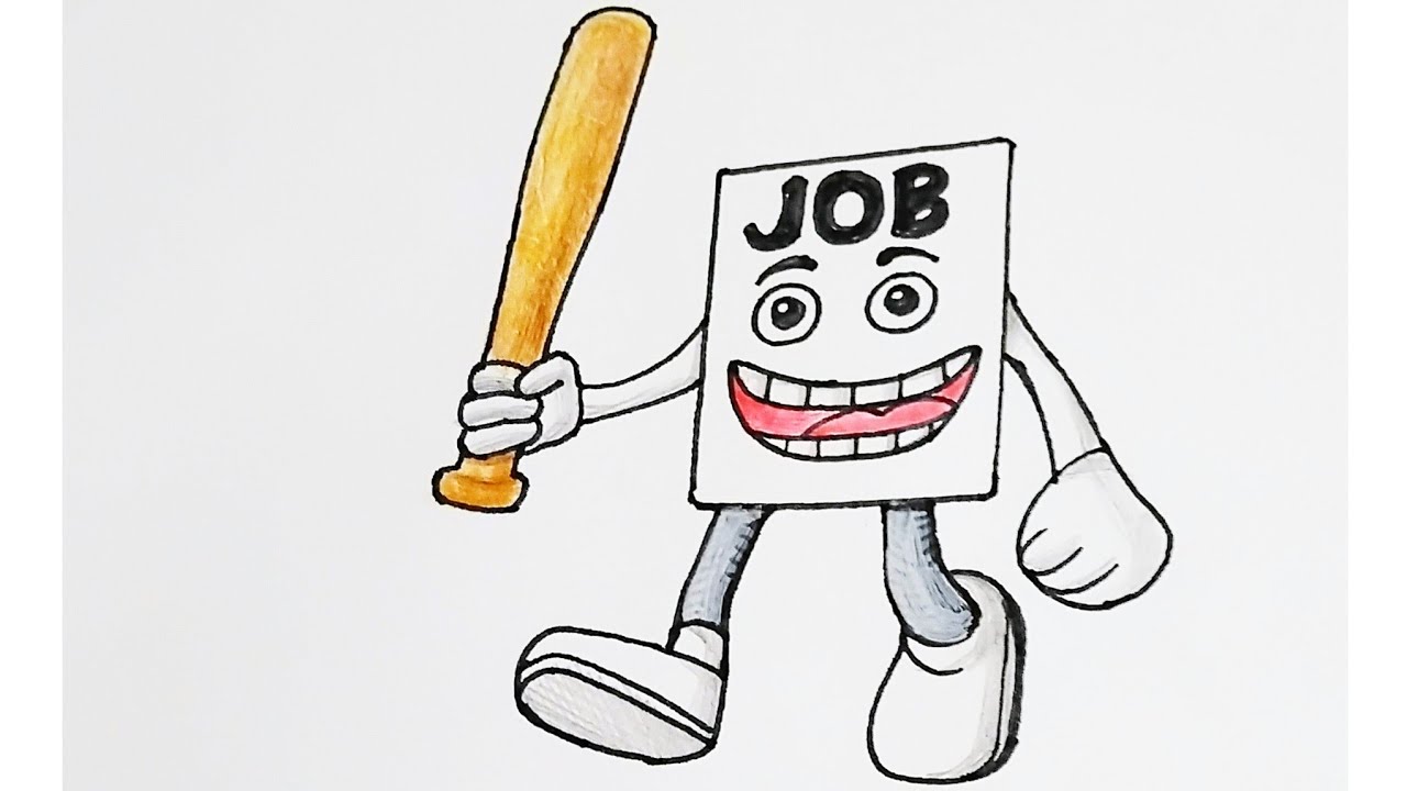 How to draw Job job job sahur วาดง่ายๆ - YouTube