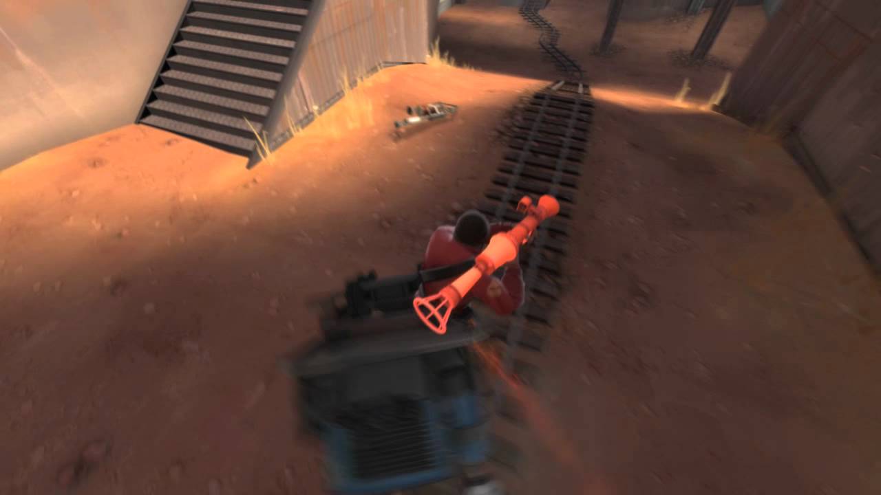 Soldier steals the bomb cart. - TF2 - YouTube