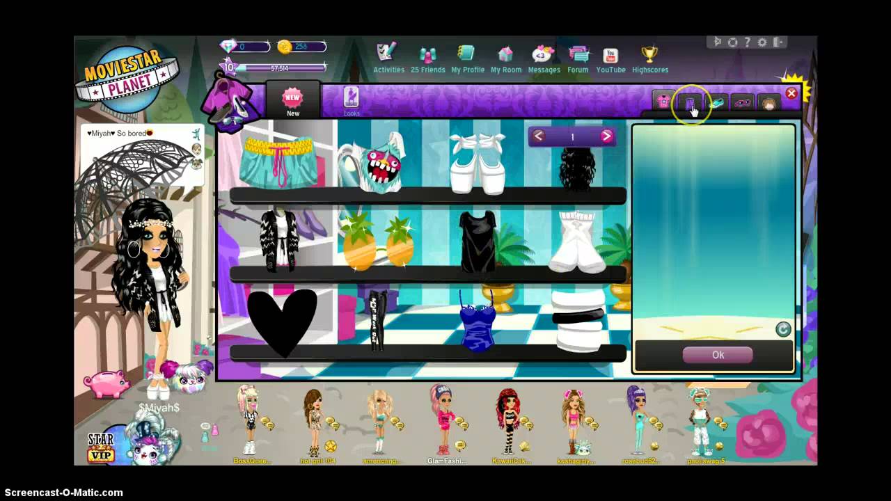 My Moviestarplanet,Imvu,and Meez accs - YouTube