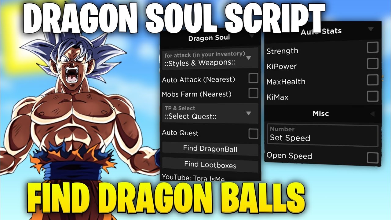 Dragon Soul Script ~ Find Dragon Balls ~ Auto Farm - YouTube