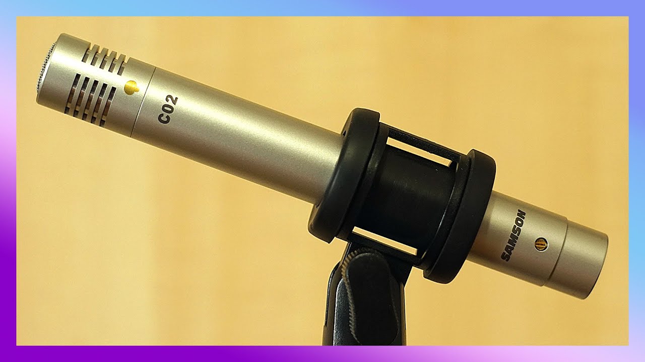 Samson C02 condenser microphone - in-depth indoor & outdoor test and ...