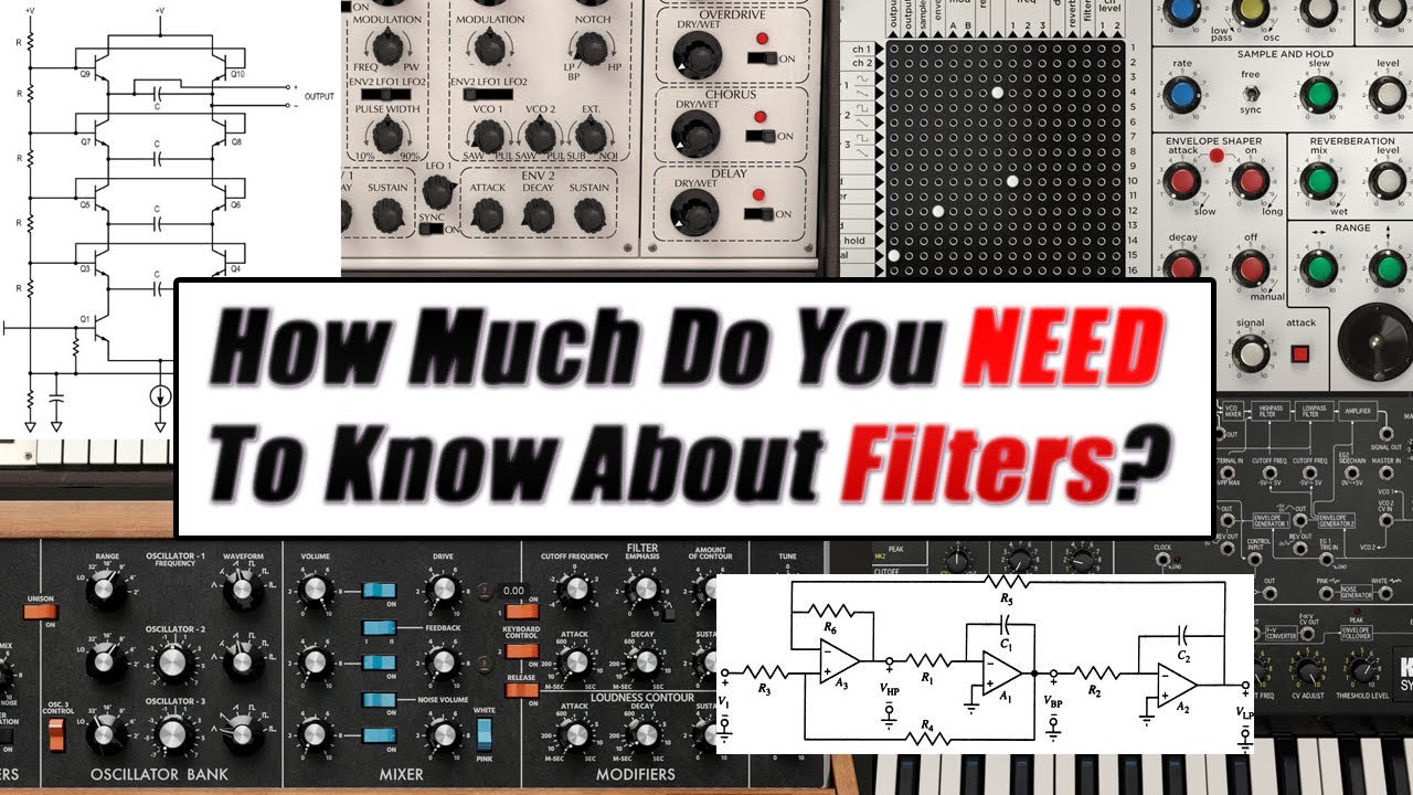 An Examination of Different Filter Designs In Synth Plugins - YouTube