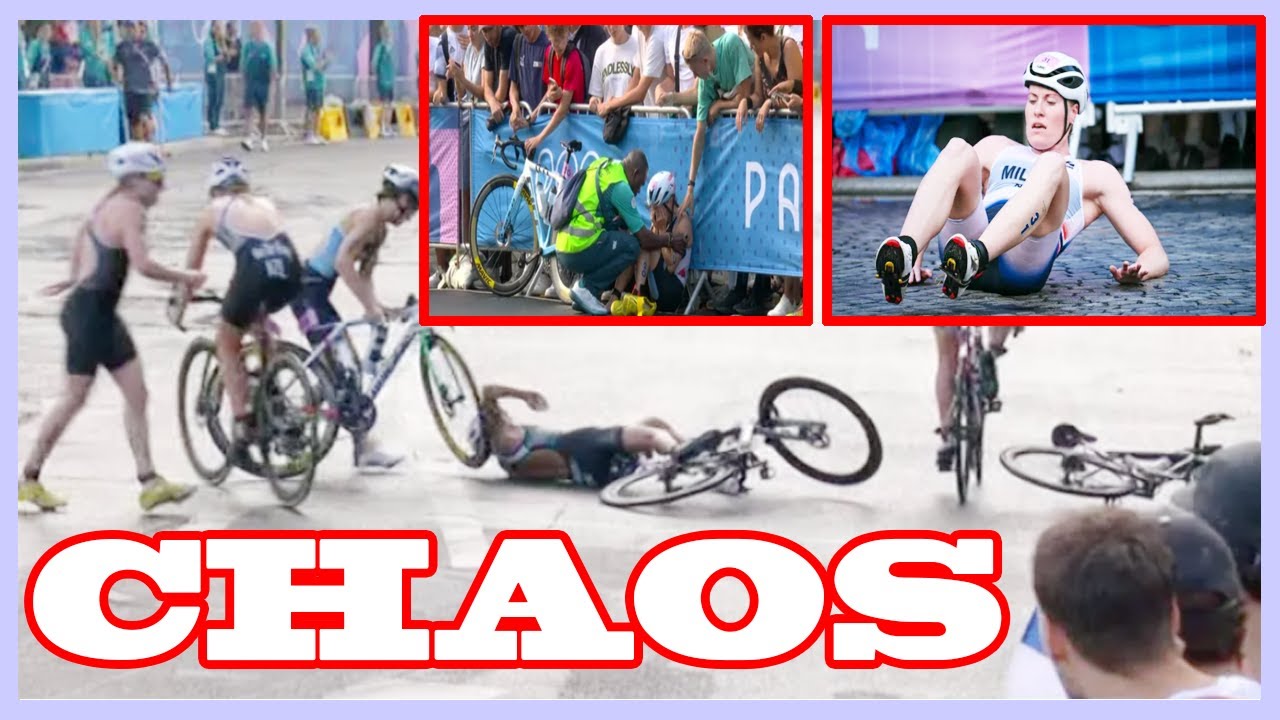 "Paris Olympics Triathlon Chaos: Crashes Galore and Horror Fall Shocks ...