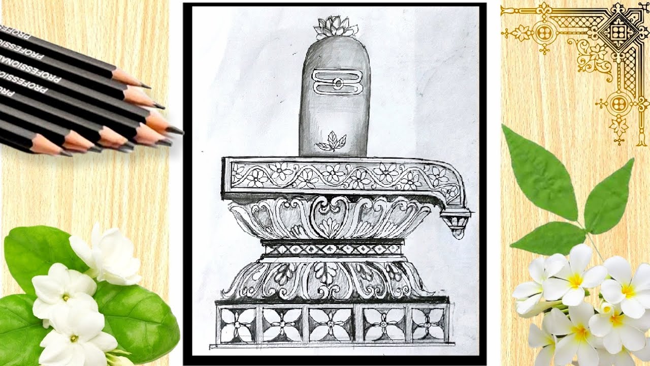 How to draw lord siva easy. How to draw Mahadev. Sive Thakur drawing ...