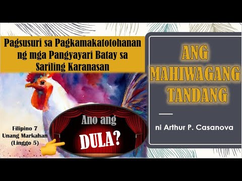 FILIPINO 7 | DULA: Ang Mahiwagang Tandang | DepEd MELCs - YouTube