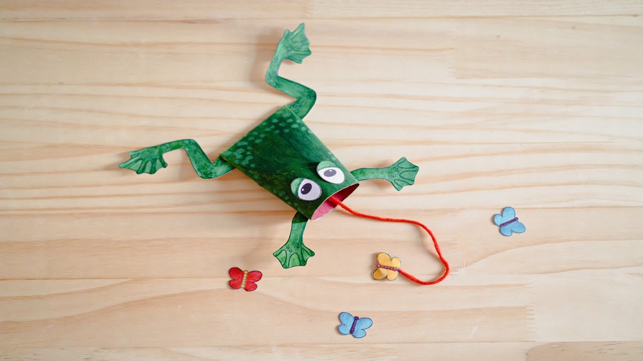 Frog Bug Catcher | DIY Tissue paper roll craft - YouTube