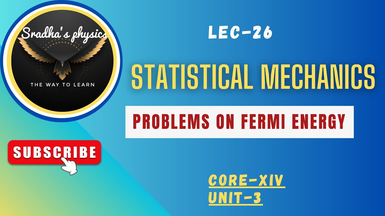 Problems on Fermi Energy - YouTube