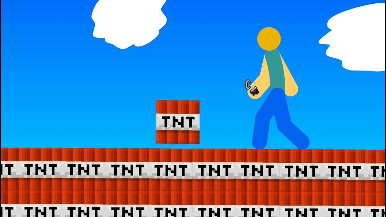 1 000 000 000 TNT !!! Minecraft Fan Animation - YouTube