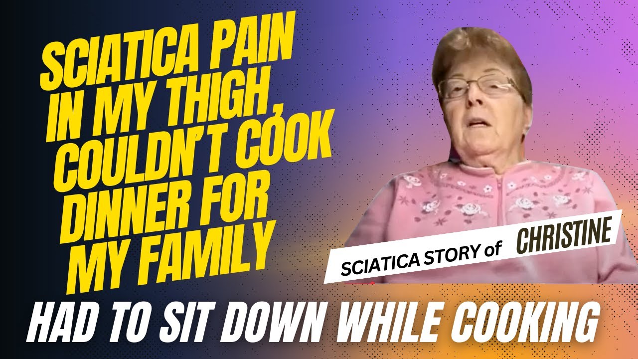 Sciatica Success Story: Christine Needed to Sit to Cook - YouTube