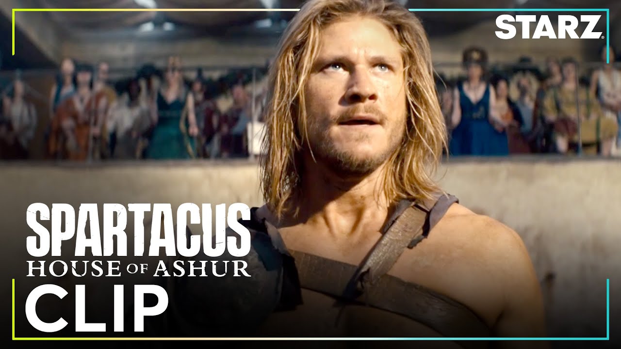'Brothers Ferox Battle Ashur's Gladiator' Clip | Spartacus: House of ...