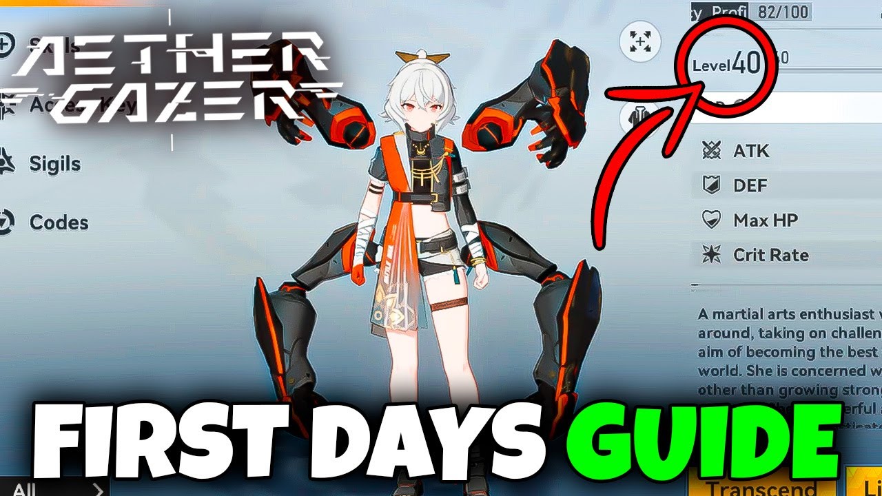 FIRST DAYS GUIDE // AETHER GAZER - YouTube