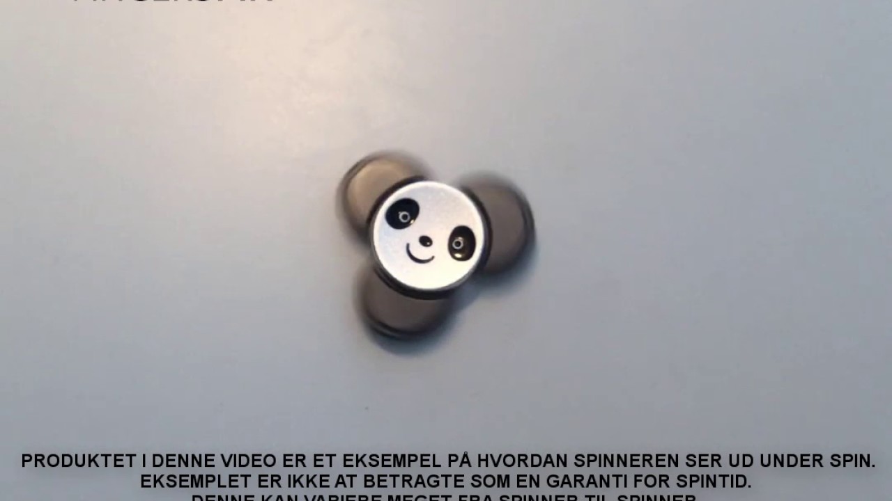 Fidget spinner - Panda test - YouTube