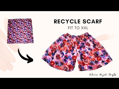 Eşarptan Şort Nasıl Yapılır | Şort Nasıl Dikilir