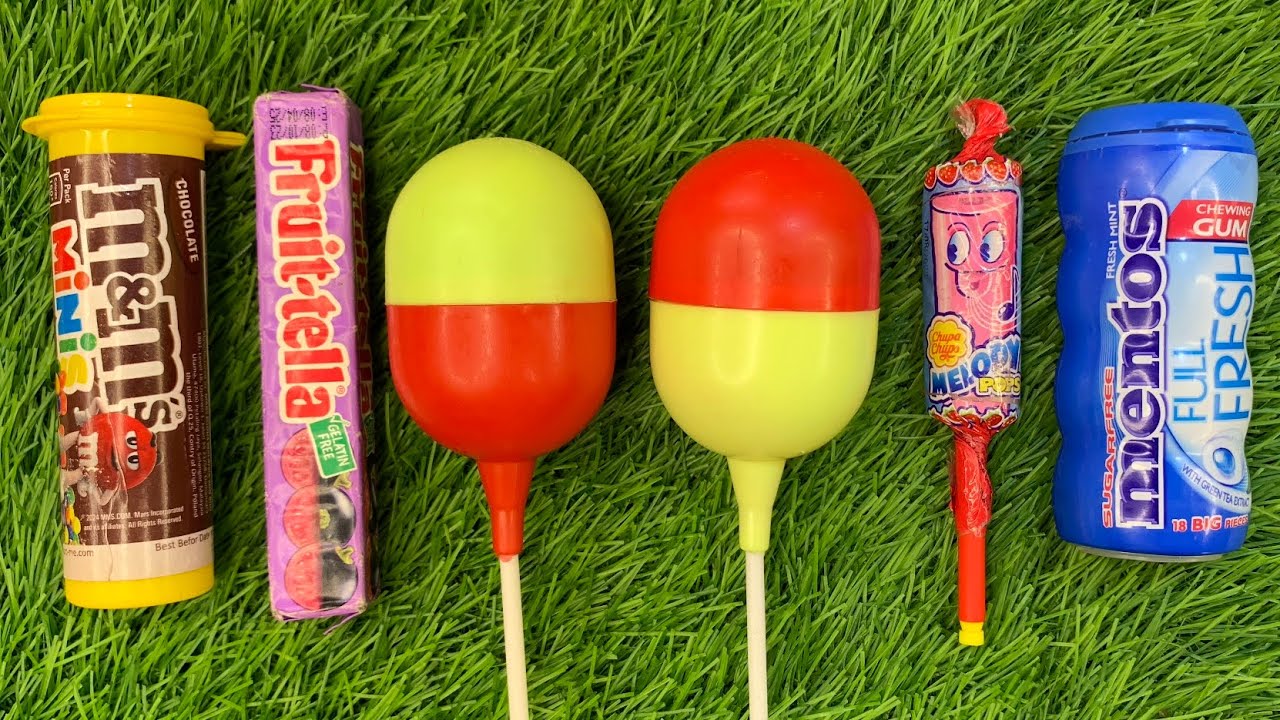 How to unpack Rainbow Lollipop and Sweets Cutting | Lollipops Unpacking ...