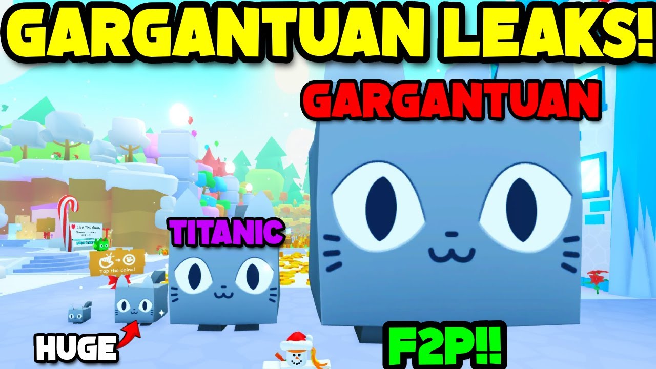 GARGANTUAN Pets ARE HERE in PET SIMULATOR 99!! - YouTube