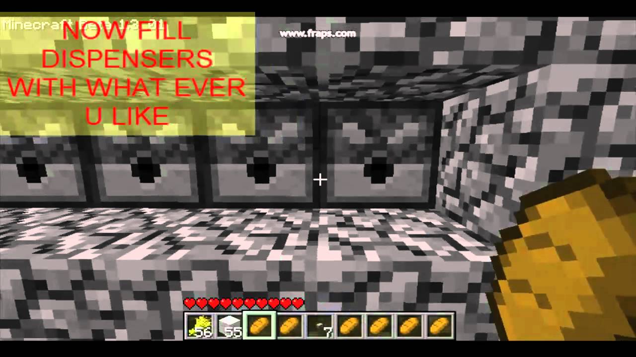 Minecraft tutorial-How to make a food dispenser - YouTube