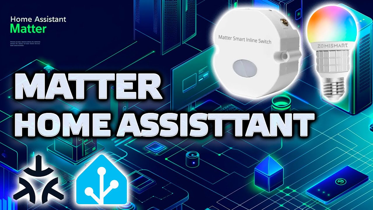 Home Assistant - установка Matter Server, подключение устройств - YouTube