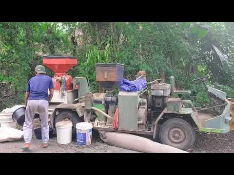Selep Padi Keliling [] Gilingan Padi Berjalan - YouTube