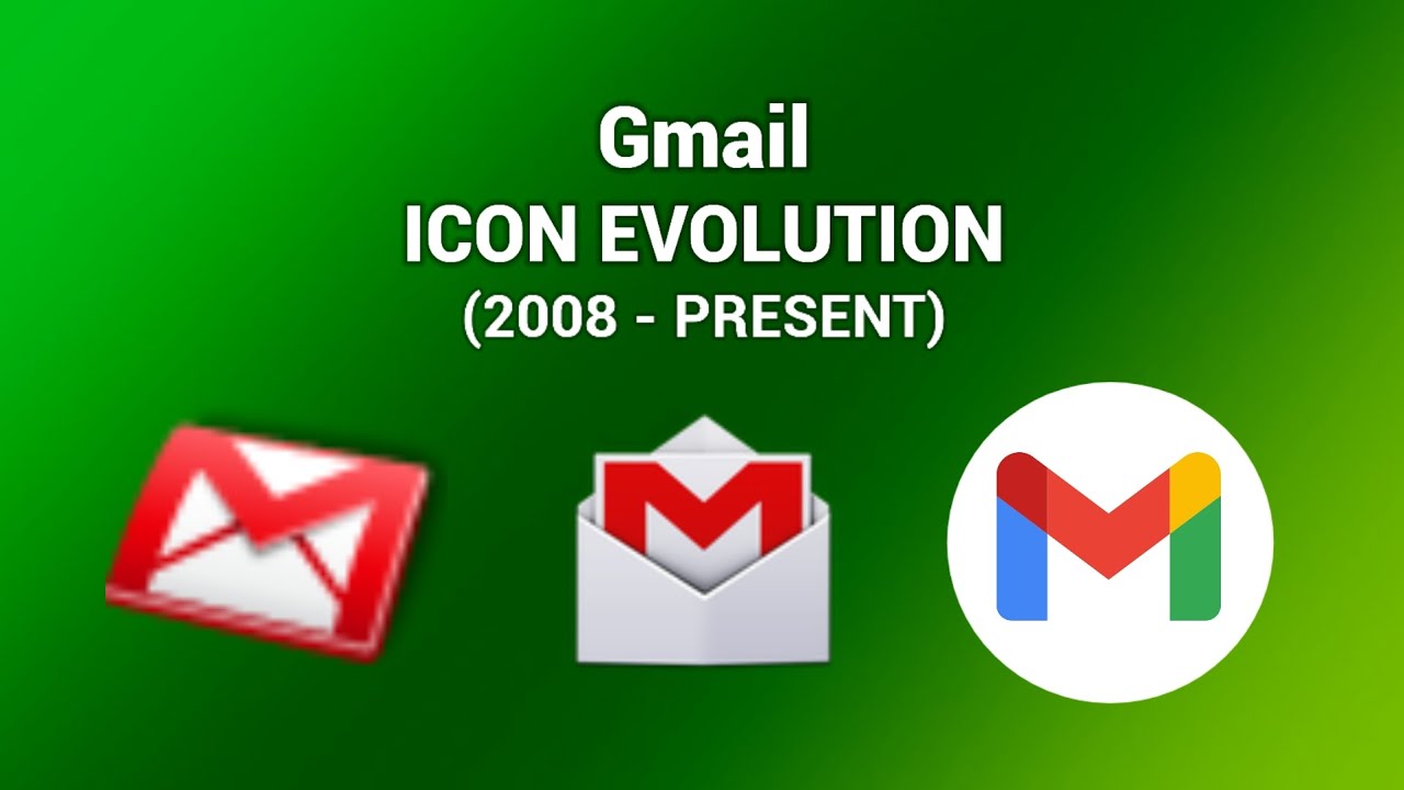 Gmail Icon Evolution (2008 - PRESENT / WARNING: SHORT) - YouTube