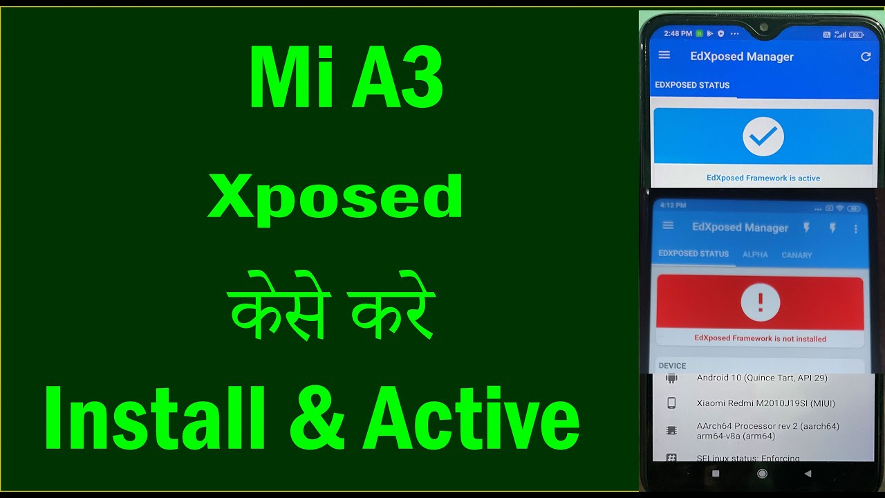 Install EdXposed Mi A3 - Installing the EdXposed Manager | How to ...