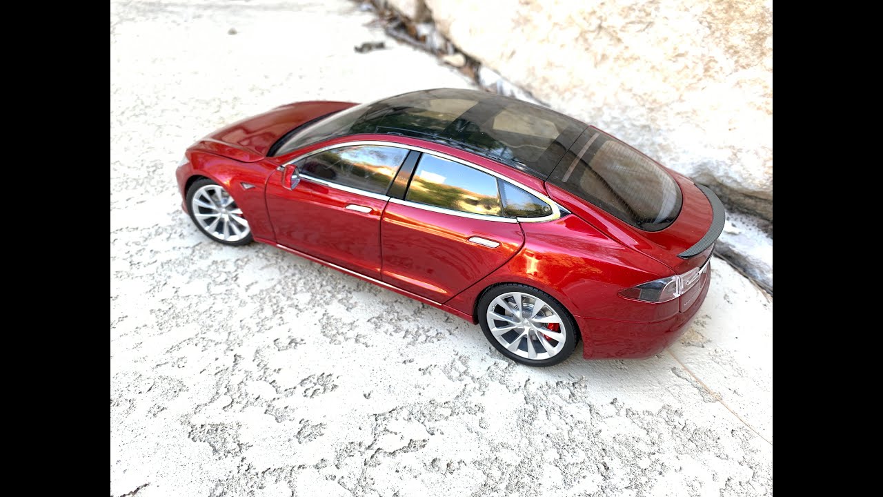 Tesla Model S P100D - Multi Coat Red (Dealer Edition) Unboxing - YouTube