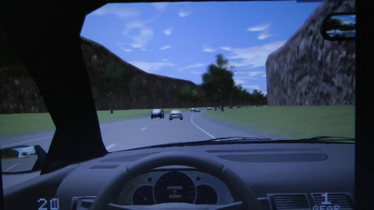 bil simulator - YouTube