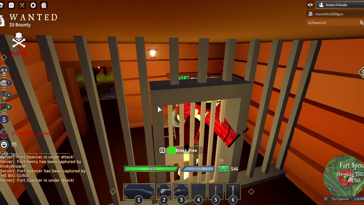 Roblox - Wild West - Private Server - New Capture the Flag! - 10-25 ...