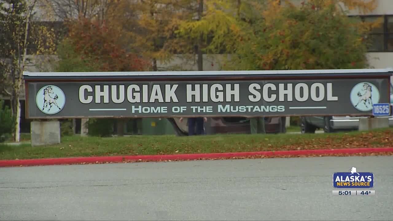 Chugiak High School on temporary lockdown after false alarm - YouTube