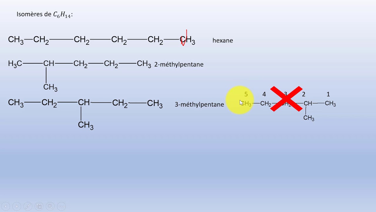 Les Hydrocarbures 9 Isomérie de structure - YouTube