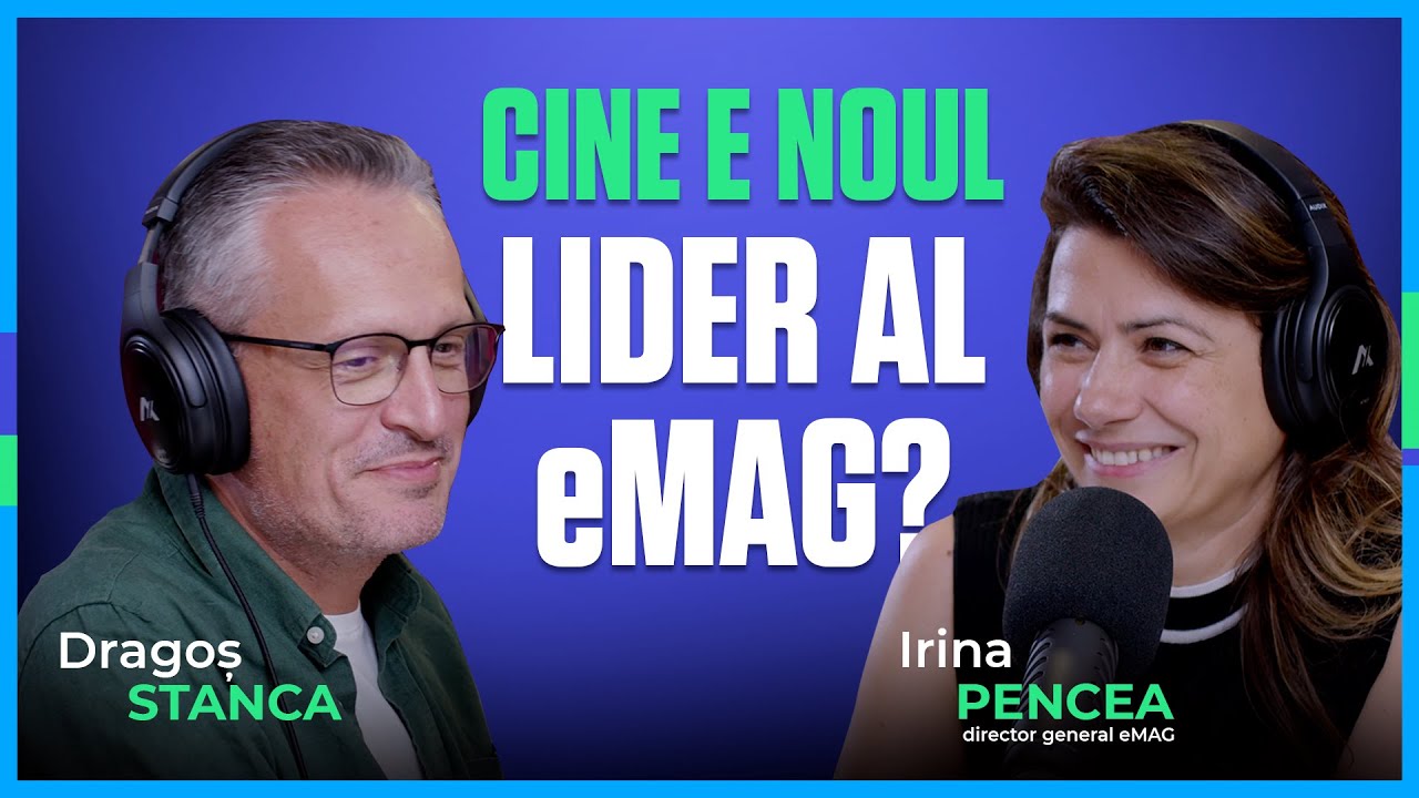 TECH LEADER TALK cu Irina PENCEA | Noul Manager General eMAG la UPGRADE 100 Live cu Dragoș ...
