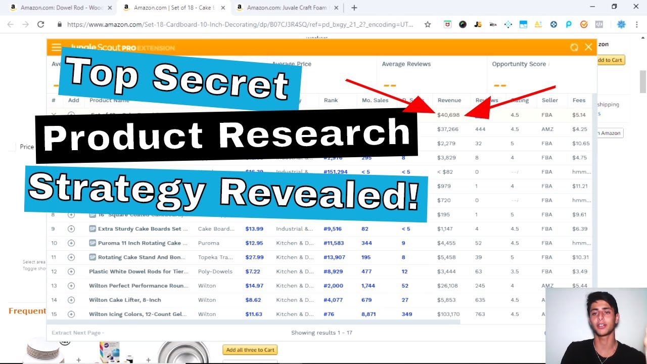 GAME CHANGING Amazon FBA product research strategy. I reveal everything!! - YouTube