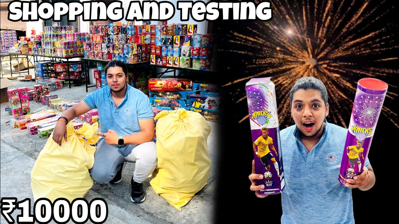Biggest Diwali Stash Video Ever 🤩🤯||Crackers testing Vlog/Worth 10000 ...