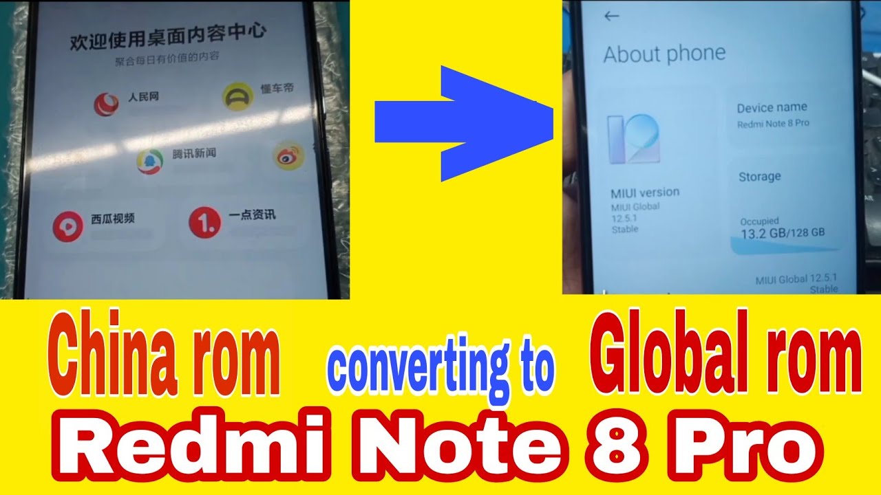 REDMI NOTE 8 PRO convert china rom to global rom 100% tested firmware ...