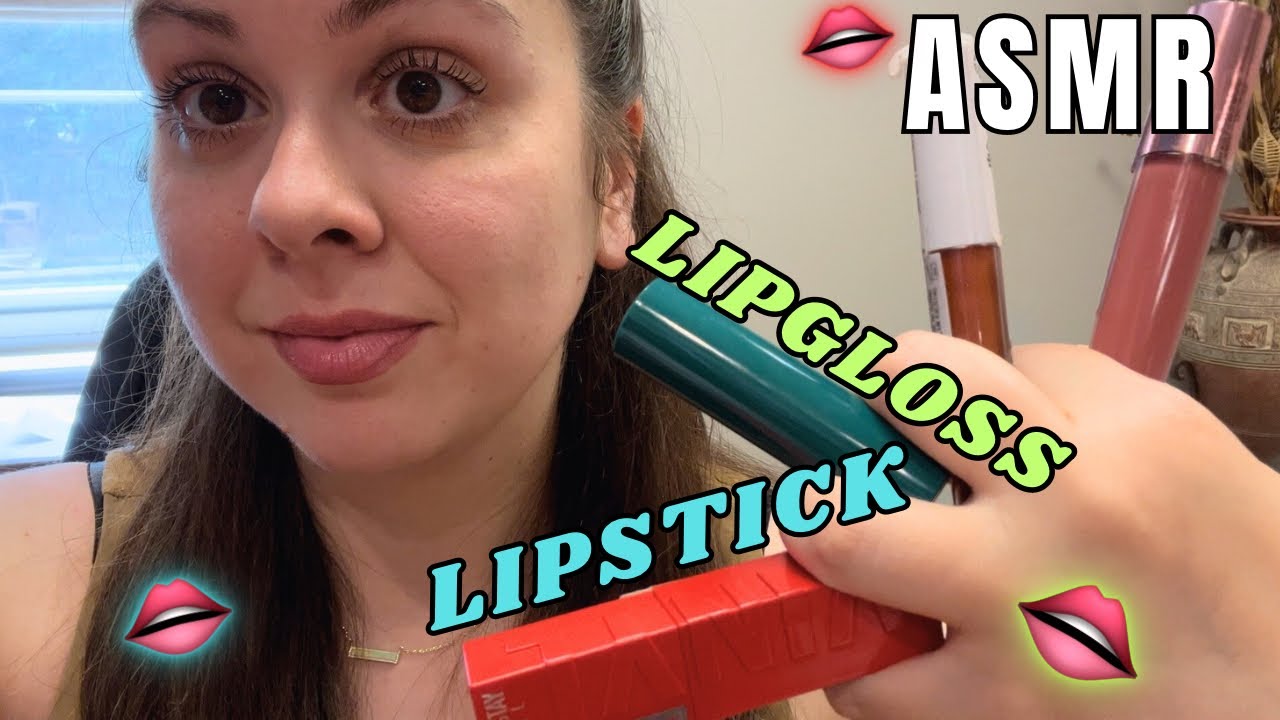 LOFI ASMR - the best lipstick sounds, lipgloss pumping, dry/wet mouth ...