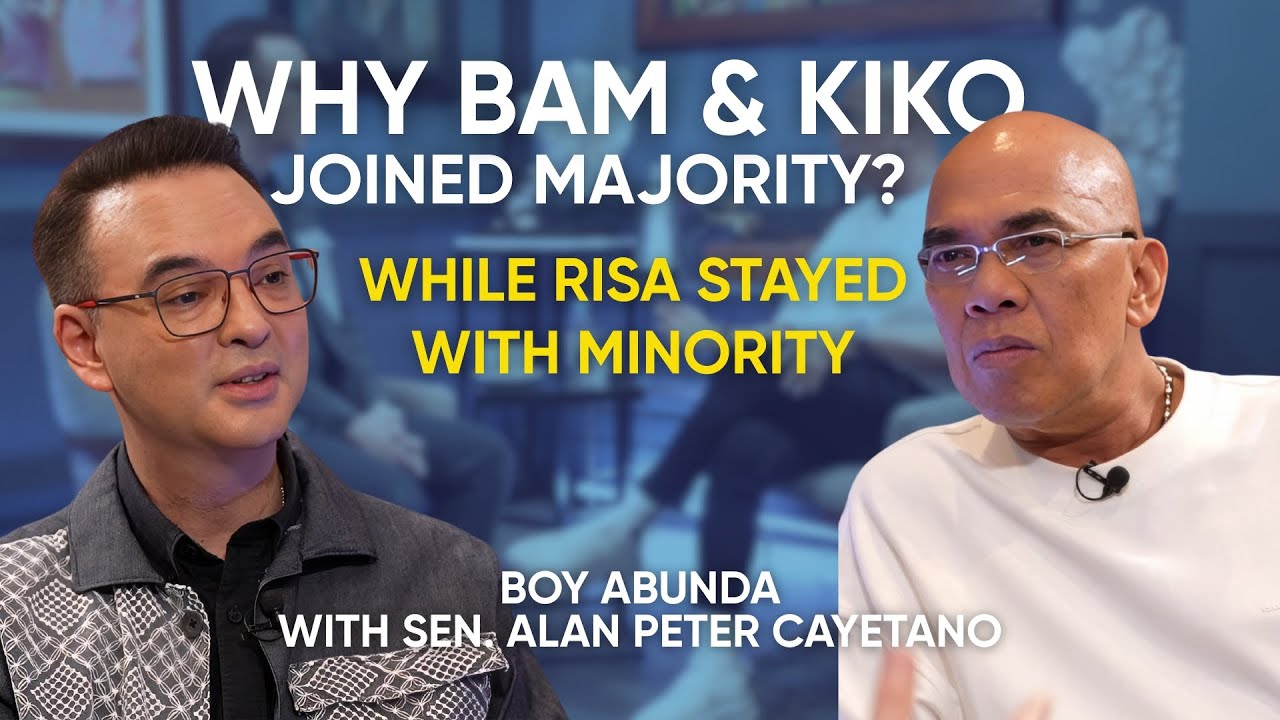 Why Senators Bam & Kiko Joined Majority While Risa Joined Minority | Boy Abunda Interview - YouTube