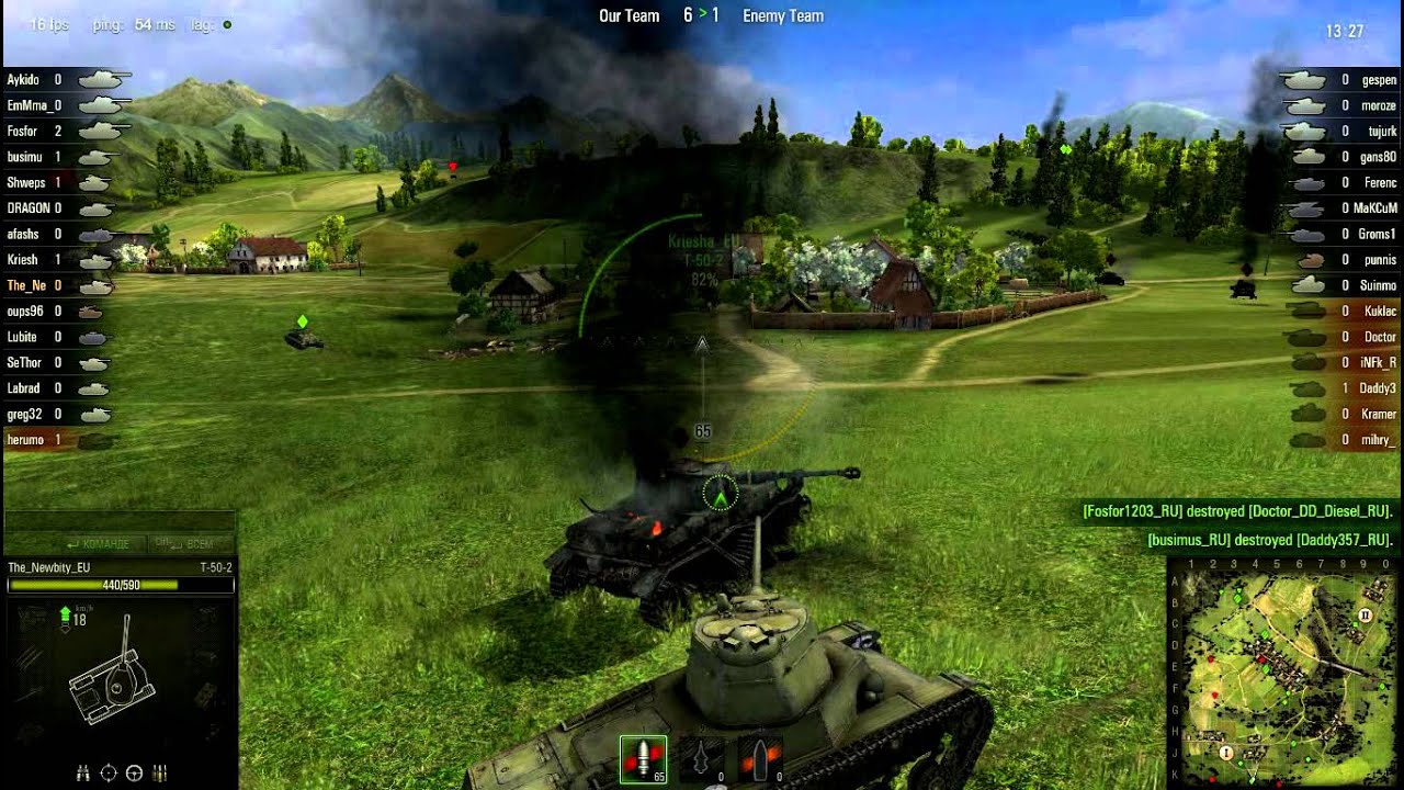 World of Tanks - T-50-2 gameplay! - YouTube